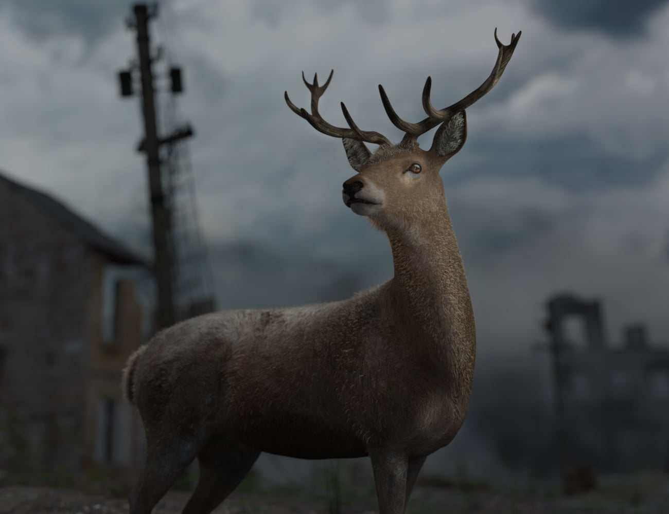 Tane The Old Deer for Daz Horse 2 | Daz 3D