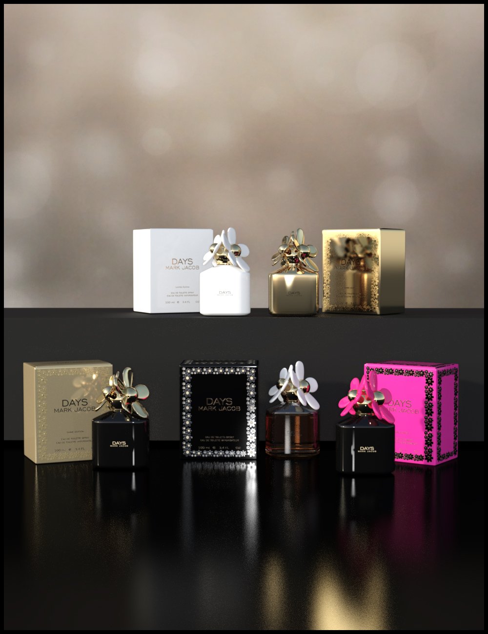 Modern Perfume Collection | Daz 3D