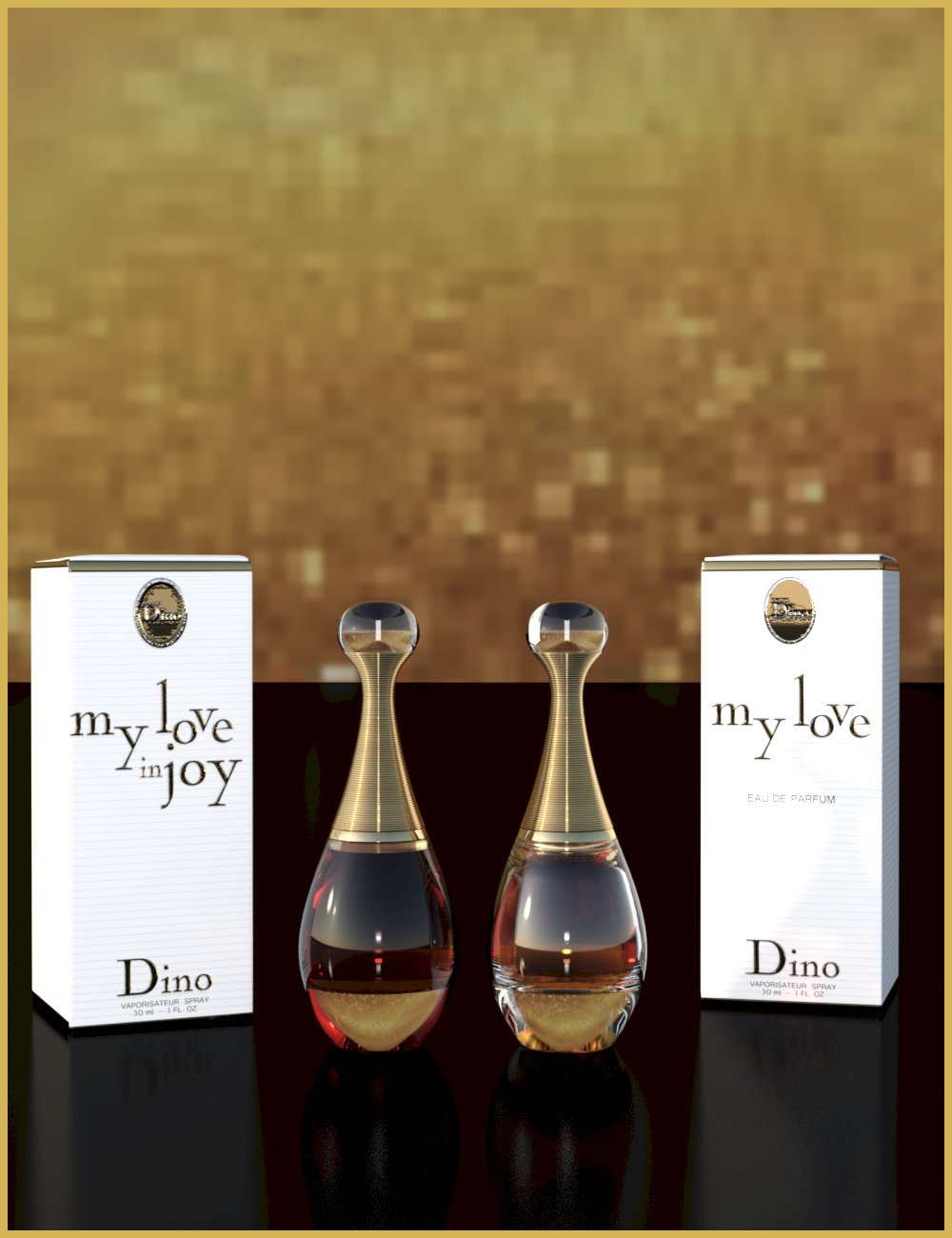 Modern Perfume Collection | Daz 3D