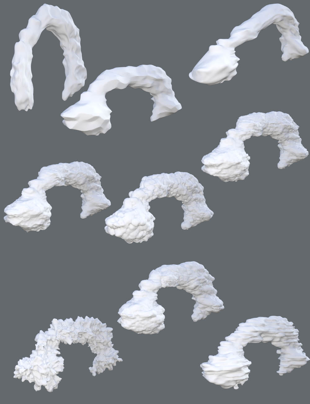 Morphing Rock Structures with HD Morphs | Daz 3D