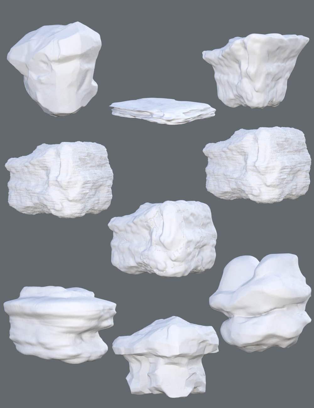 Morphing Rock Structures with HD Morphs | Daz 3D