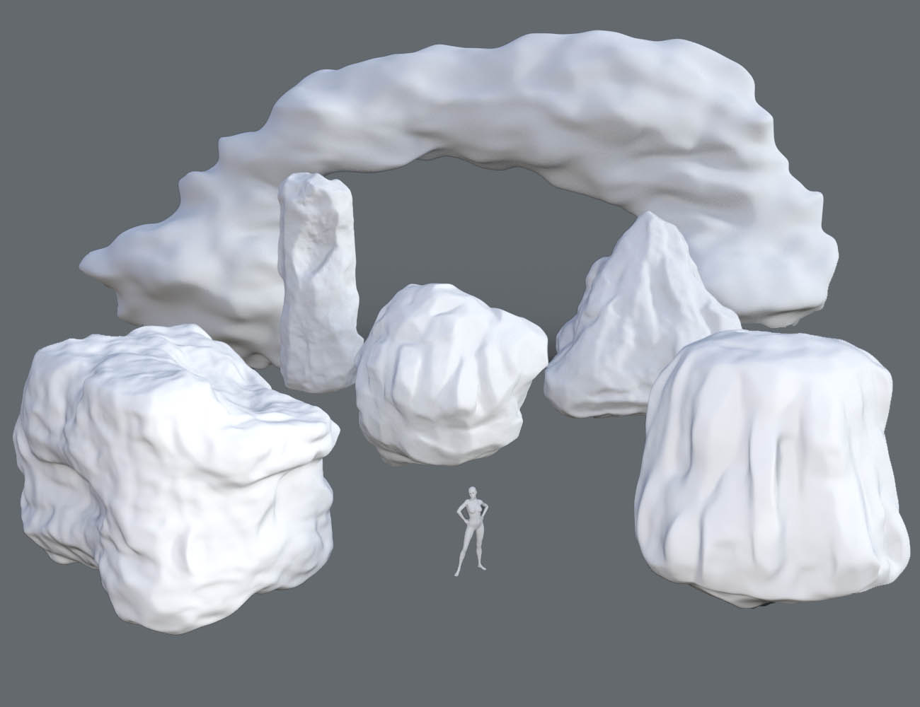 Morphing Rock Structures with HD Morphs | Daz 3D