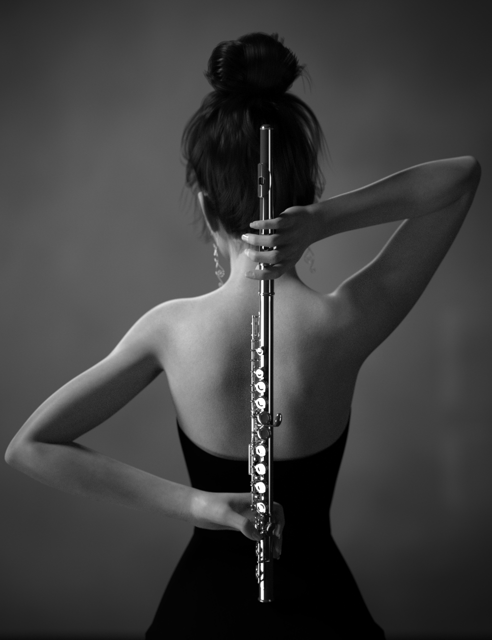 HD Flute and Poses for Genesis 8 | Daz 3D