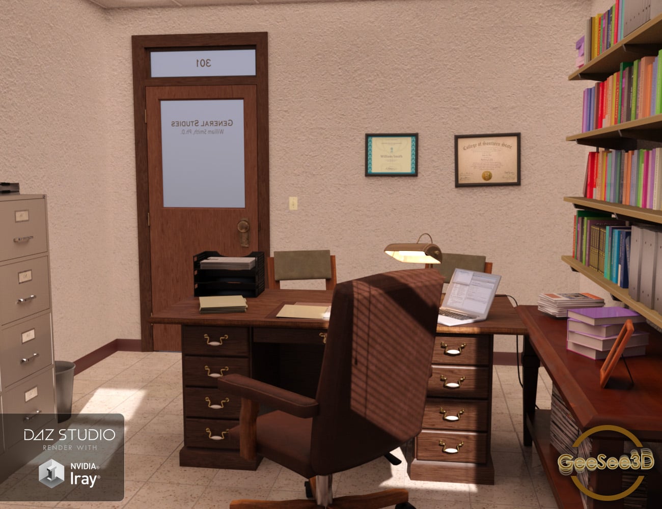 Professor's Office | Daz 3D