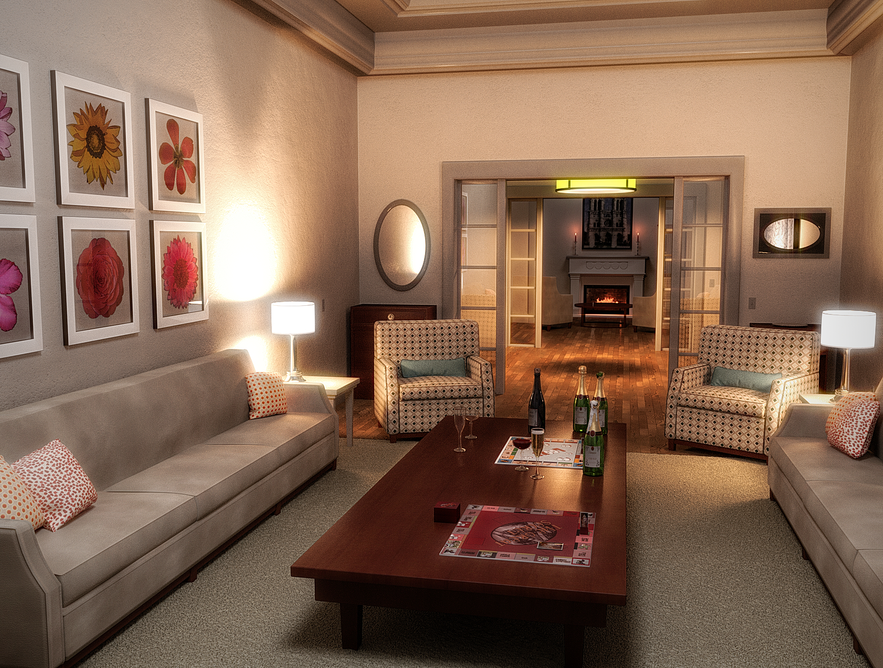 FG Evening Room | Daz 3D