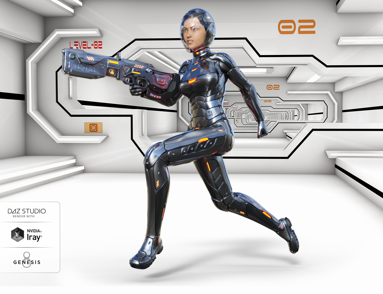 Leviathan Suit for Genesis 8 Female(s) | Daz 3D