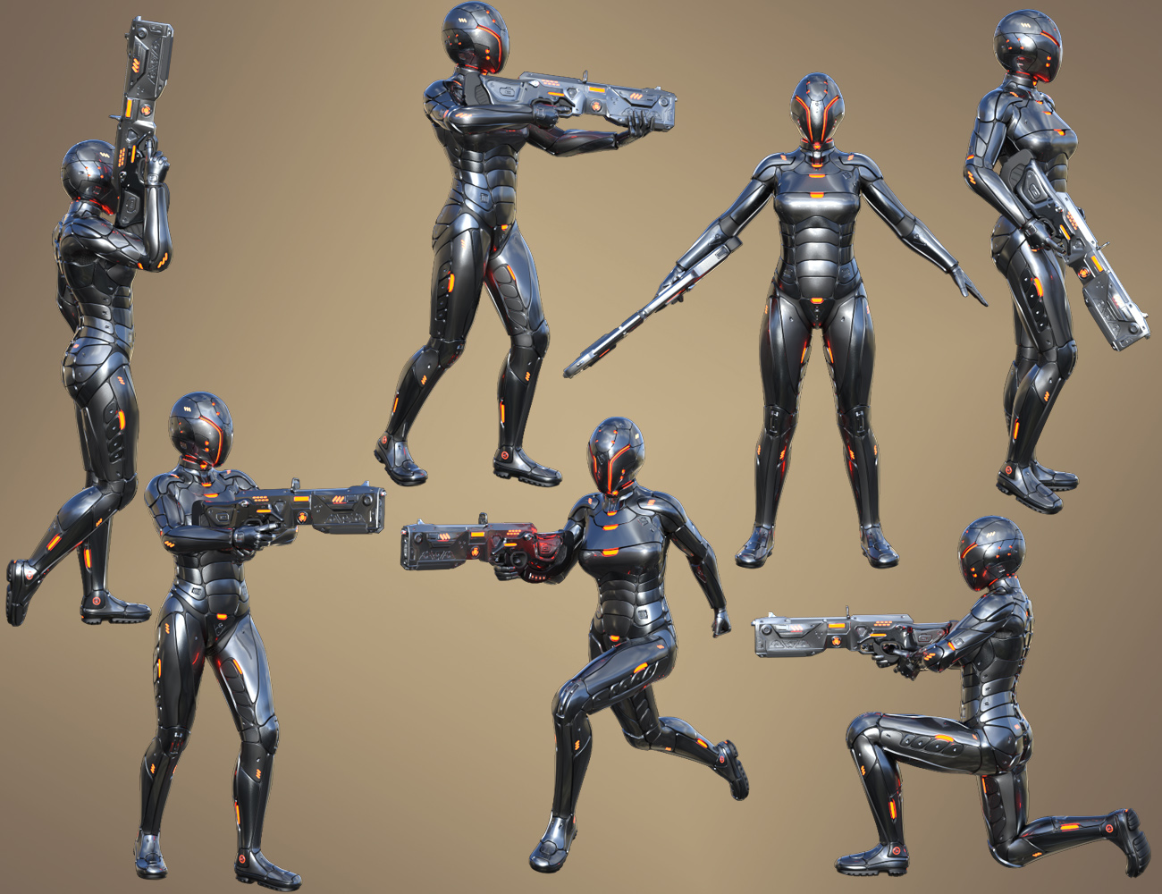 Leviathan Suit for Genesis 8 Female(s) | Daz 3D