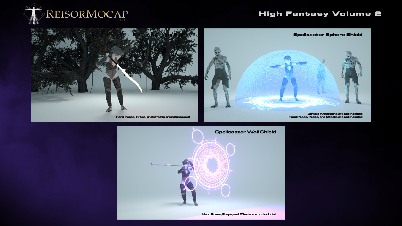 High Fantasy Volume 2 - Fantasy Animations for Genesis 3 and 8 | Daz 3D