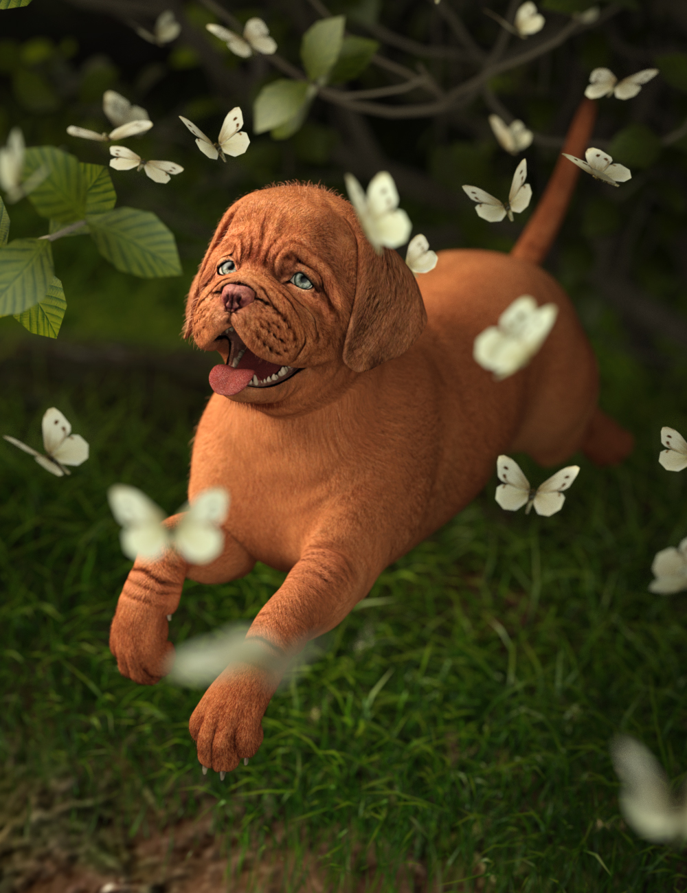 Benji The Puppy HD for Daz Dog 8 | Daz 3D