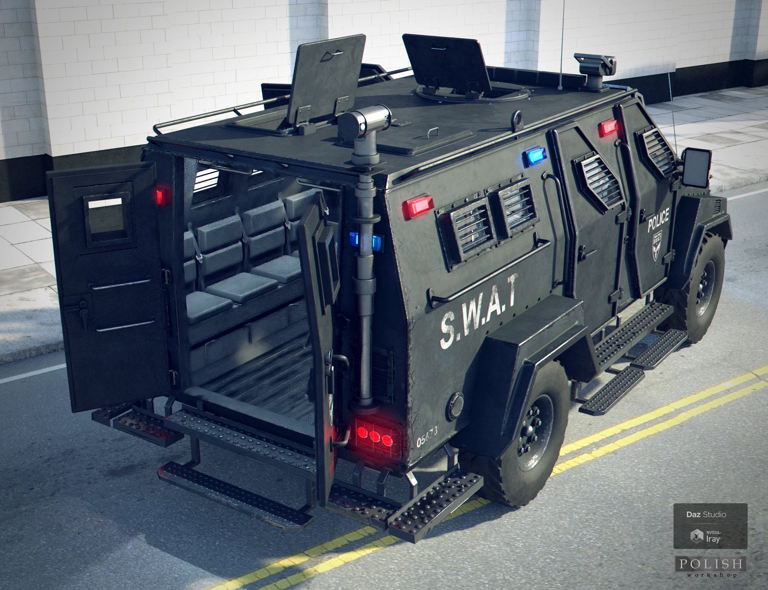 Police Vehicles Bundle | Daz 3D