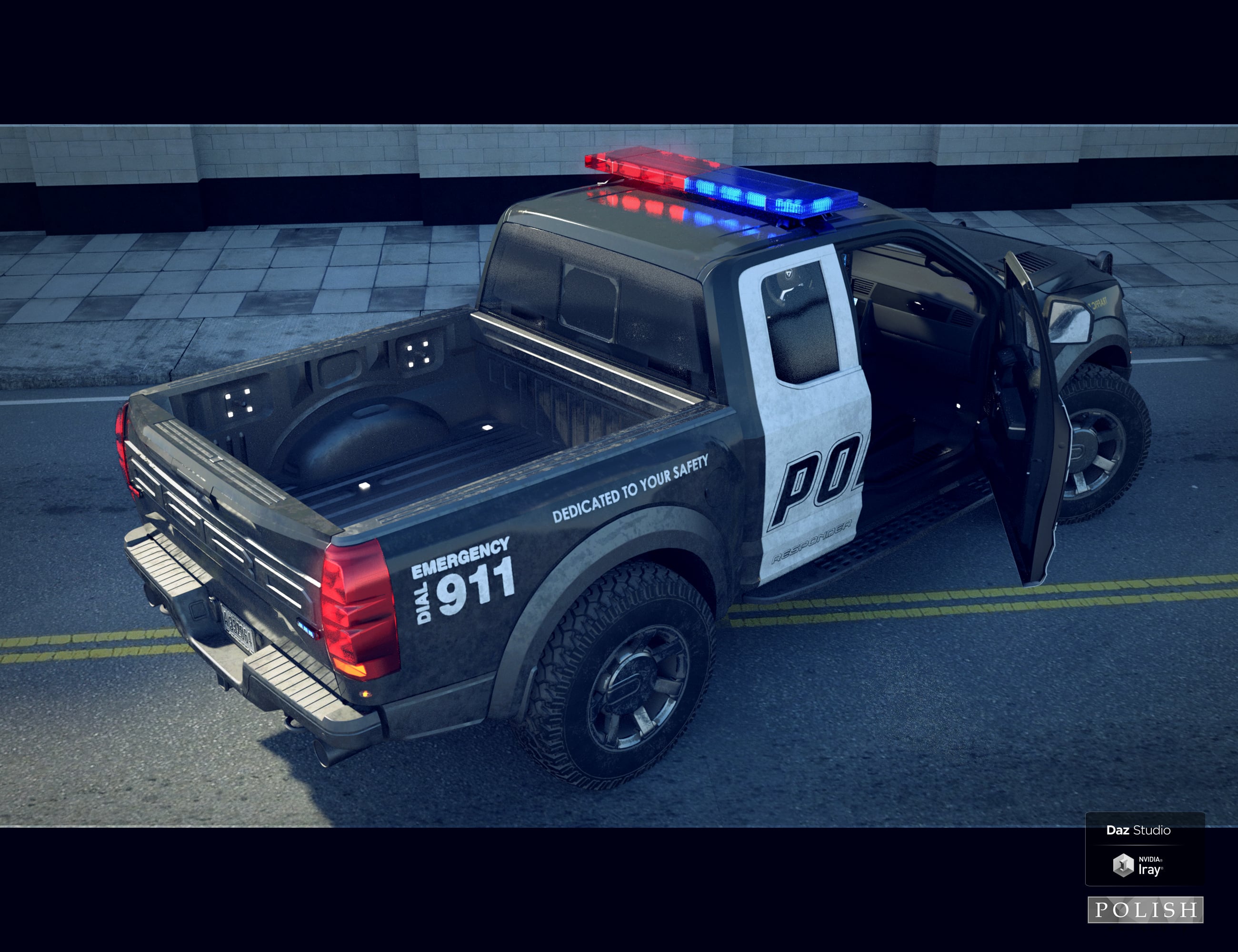 Police Vehicles Bundle | Daz 3D