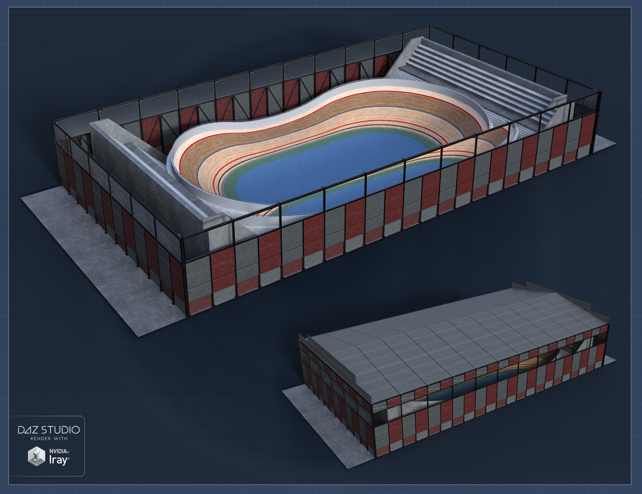 Velodrome Track | Daz 3D