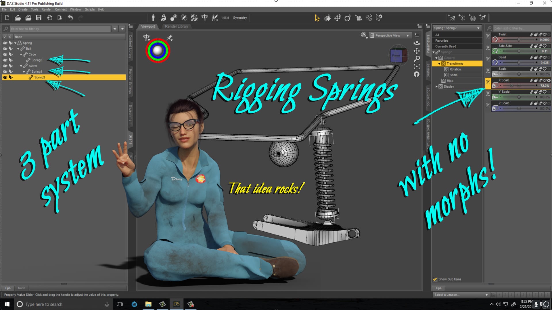 Advanced Hierarchical Figure Concepts Tutorial | Daz 3D