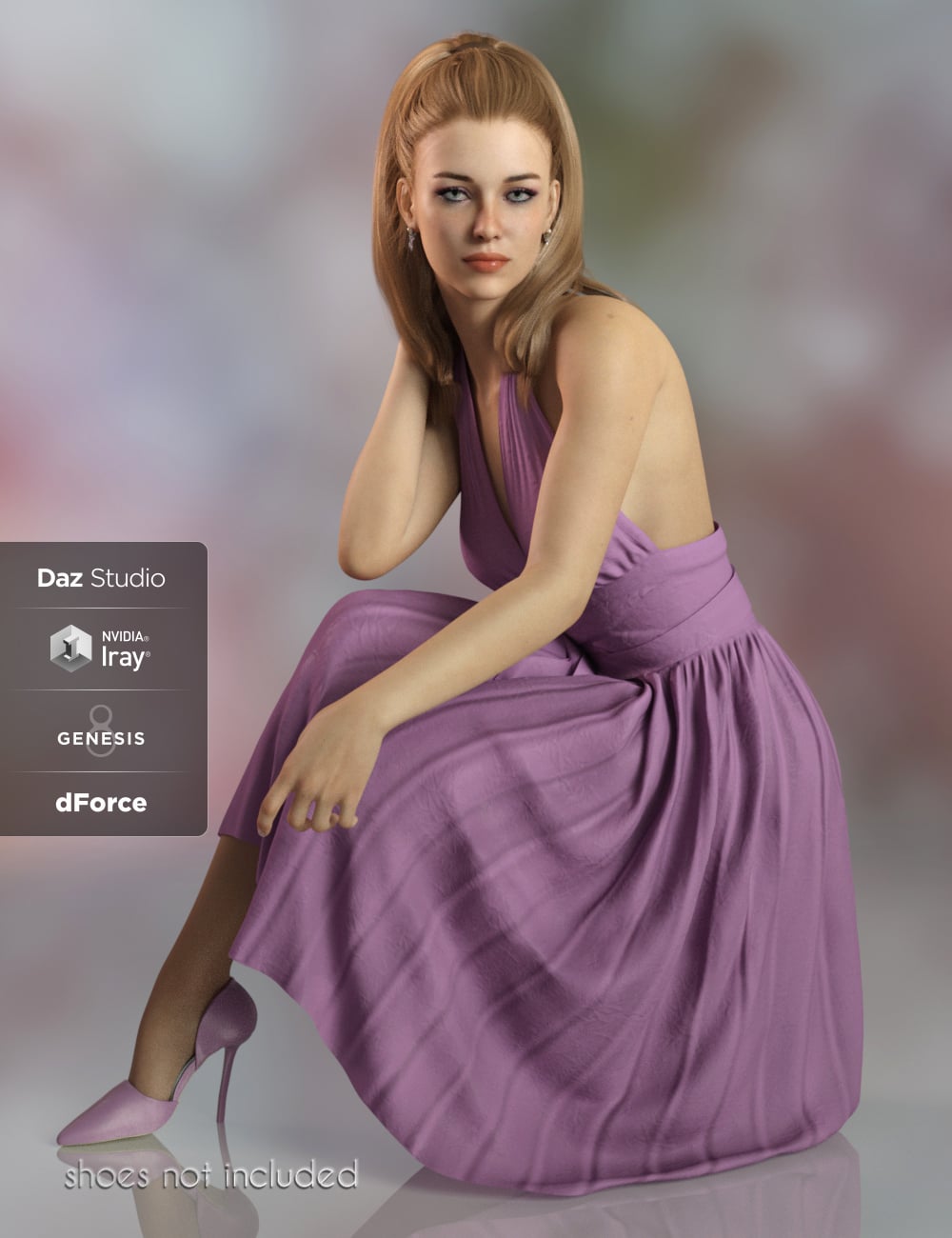 dForce Iconic Dress for Genesis 8 Female(s) | Daz 3D