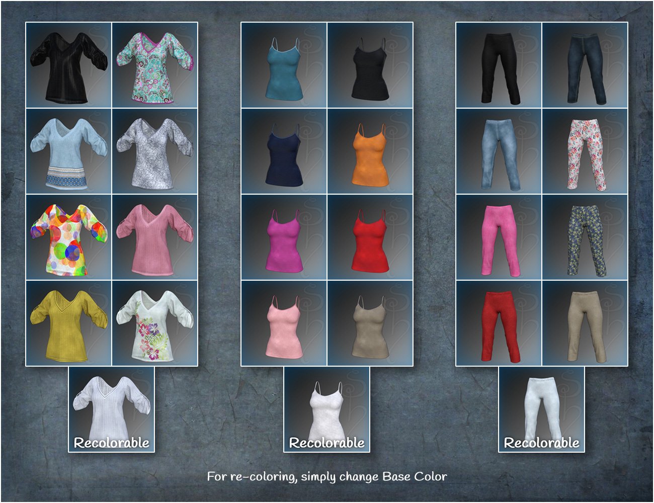 dForce Collection 01 Texture Expansion | Daz 3D