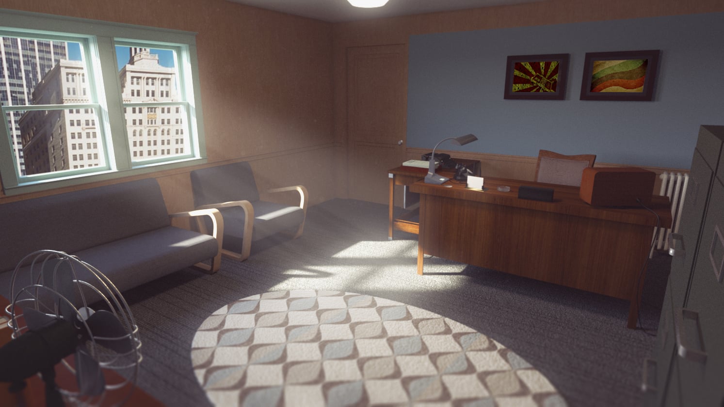 50's Office | Daz 3D