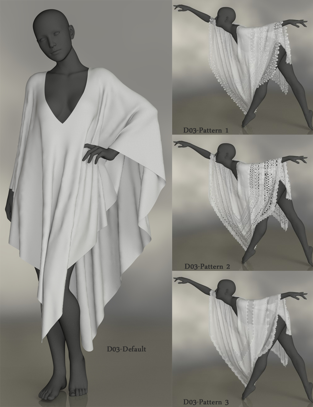 dForce Divine Drapes for Genesis 8 Female(s) | Daz 3D