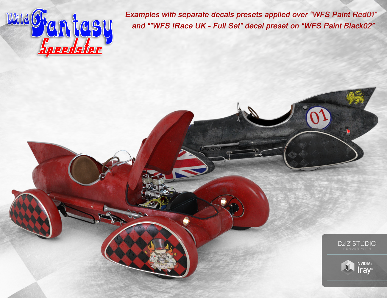 Wild Fantasy Speedster | Daz 3D