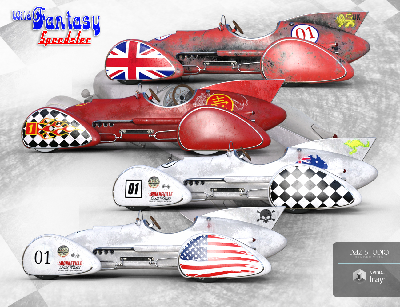 Wild Fantasy Speedster | Daz 3D