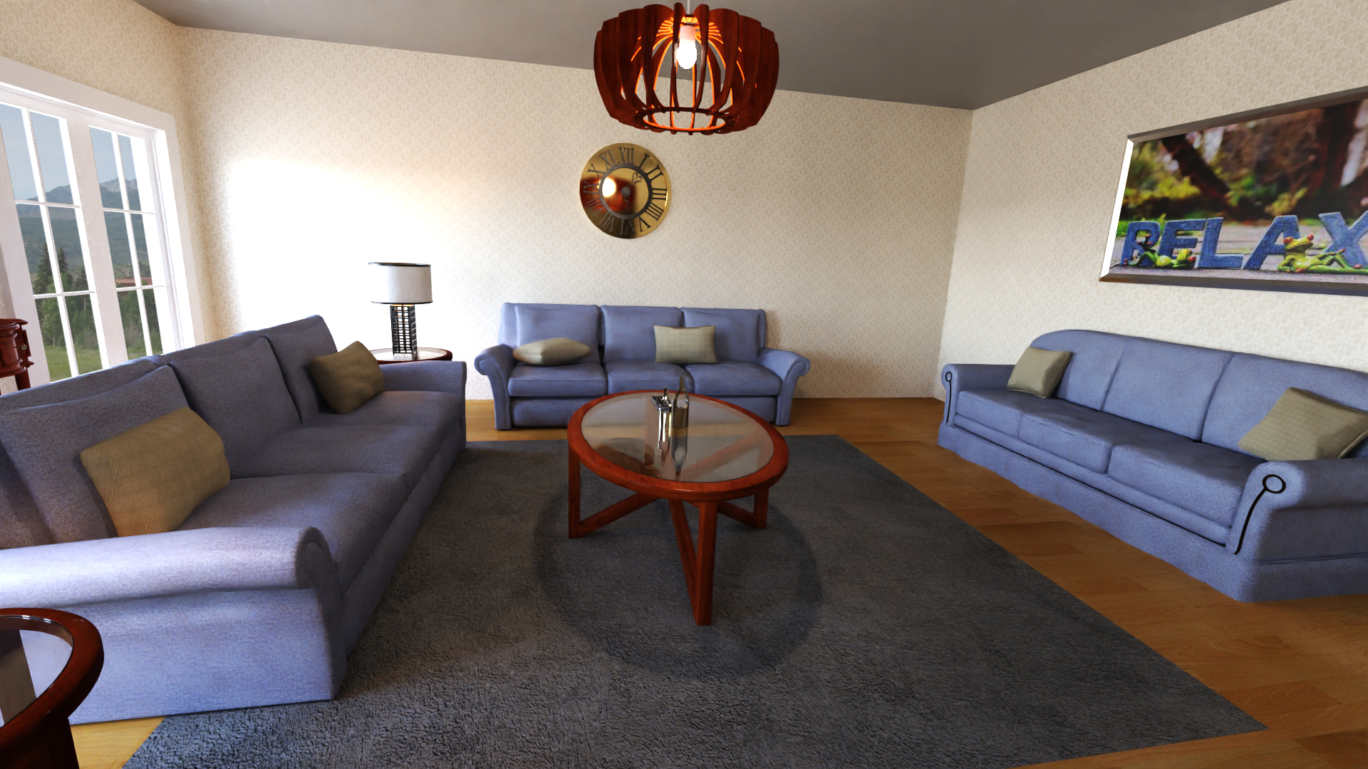 Classic Living Room | Daz 3D
