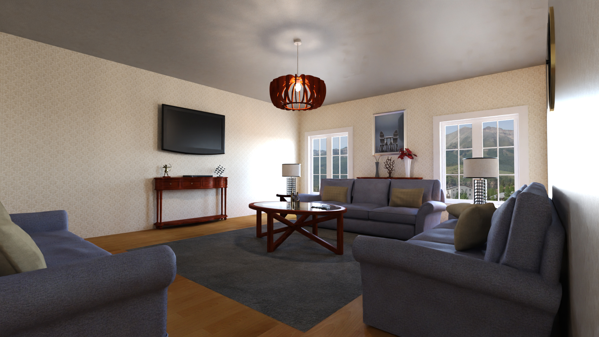 Classic Living Room | Daz 3D