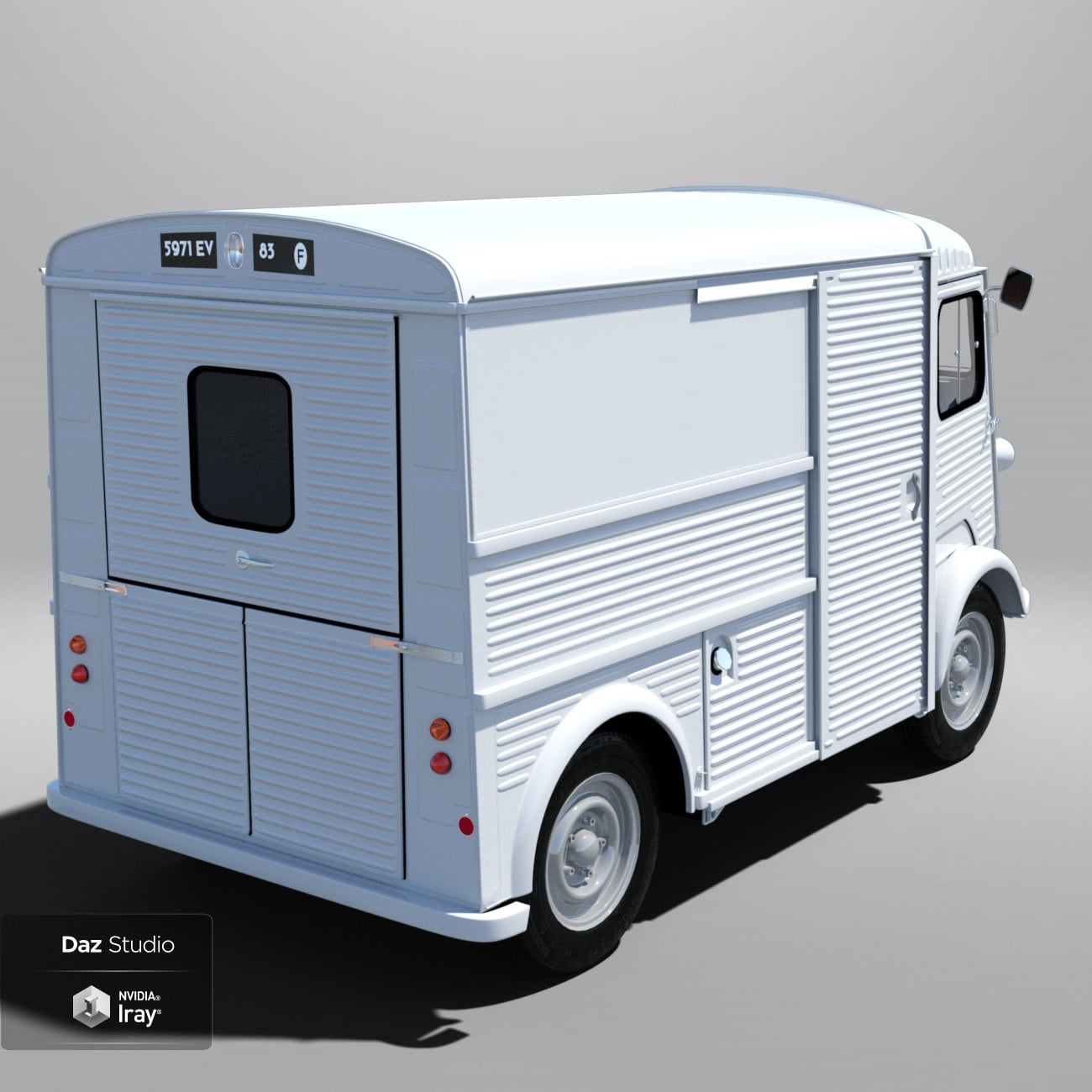 Classic Van and Props | Daz 3D