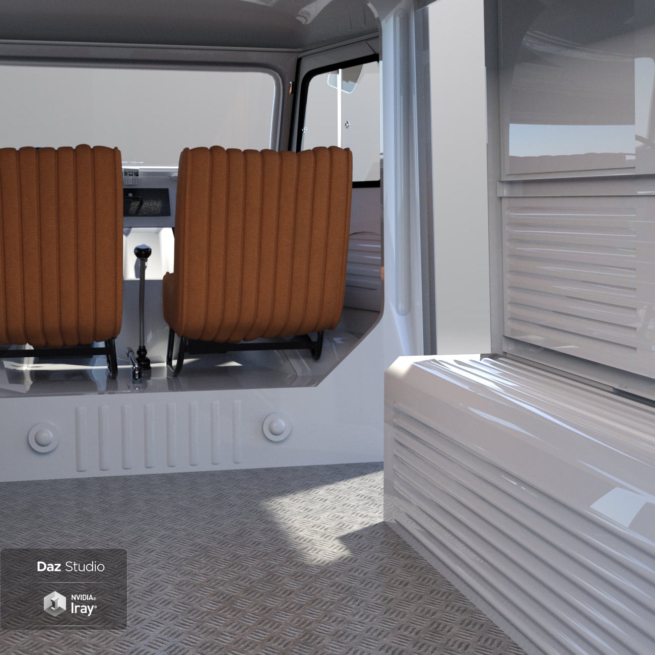 Classic Van and Props | Daz 3D