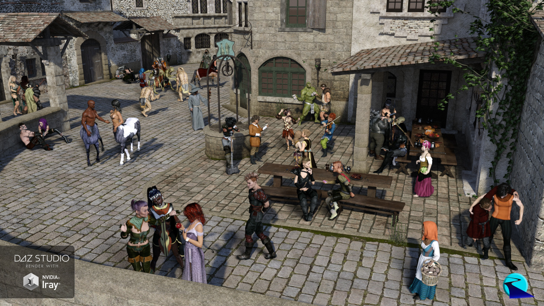 Now-Crowd Billboards - Fantasy Life II | Daz 3D