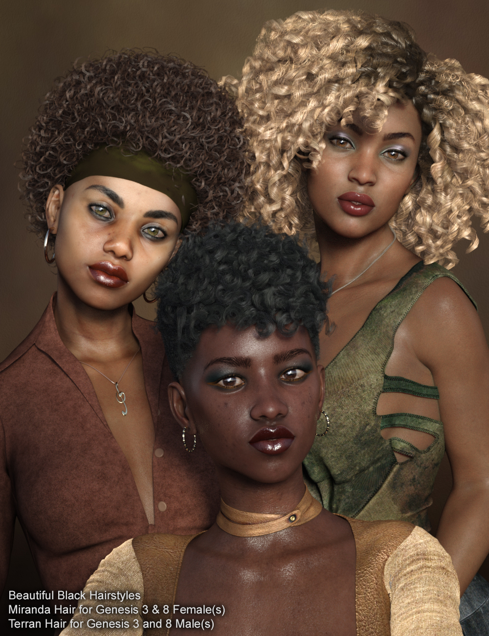 ColorWerks Hair Shaders for Iray | Daz 3D