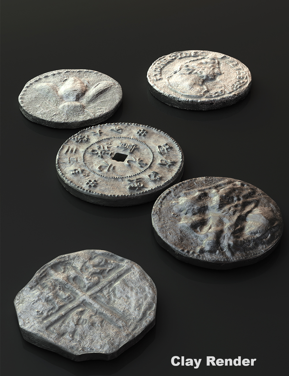 Ancient Coins | Daz 3D