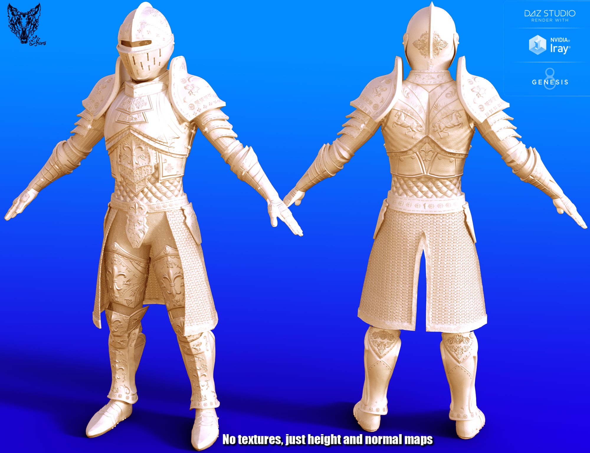 Orlean's Armor for Genesis 8 Male(s) | Daz 3D