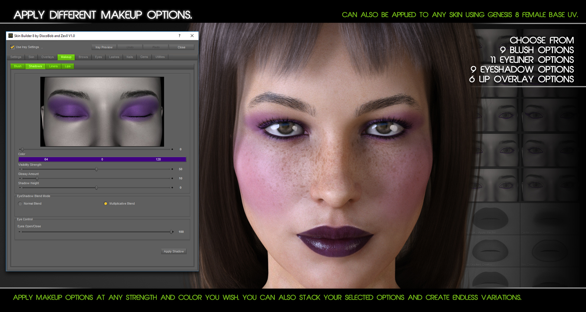 Skin Builder 8 for Genesis 8 Female(s) | Daz 3D