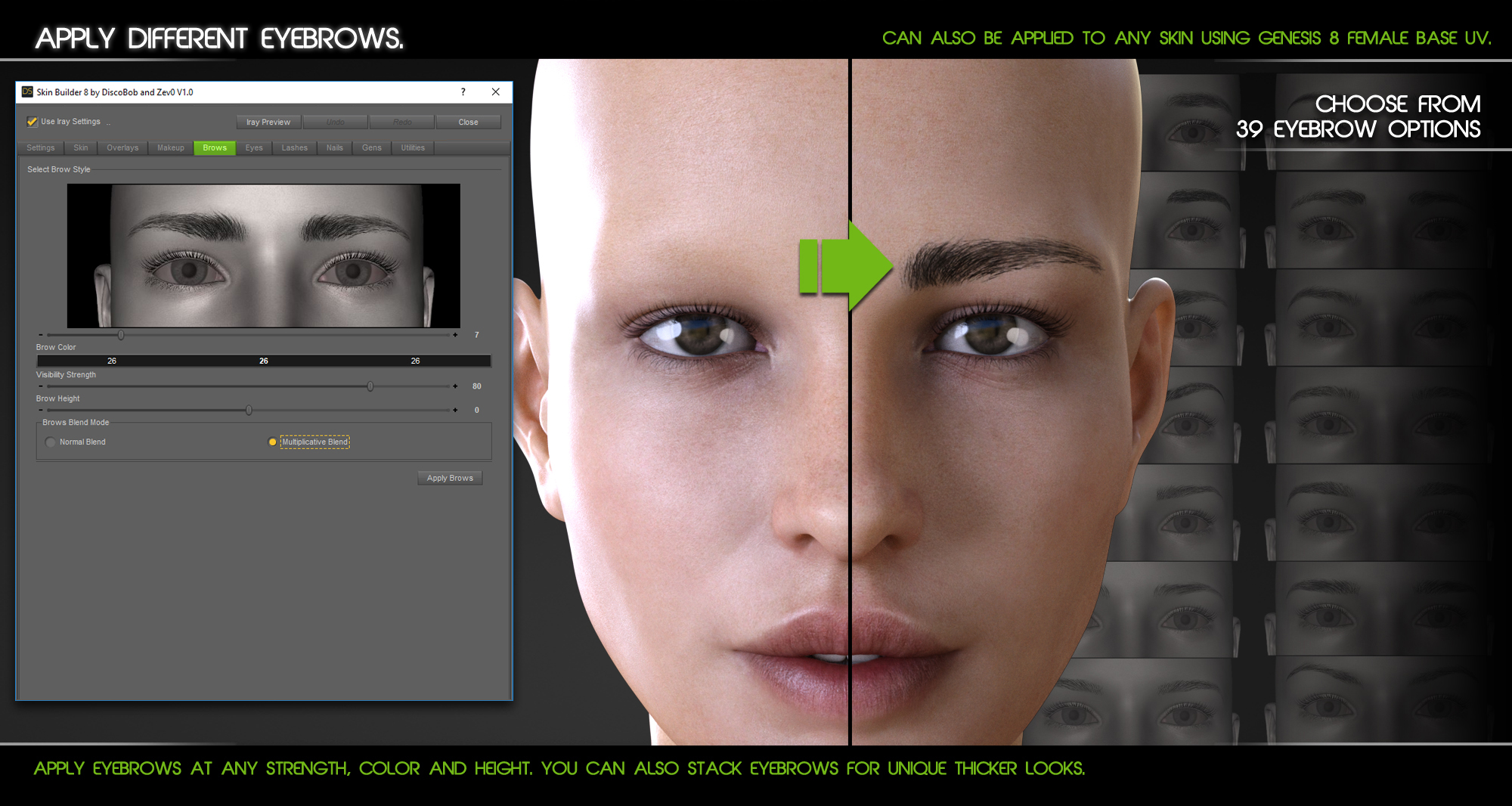 Skin Builder 8 for Genesis 8 Female(s) | Daz 3D