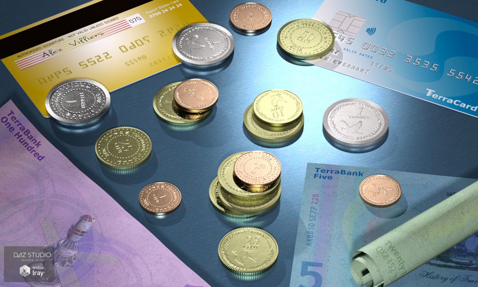 Everyday Cash | Daz 3D