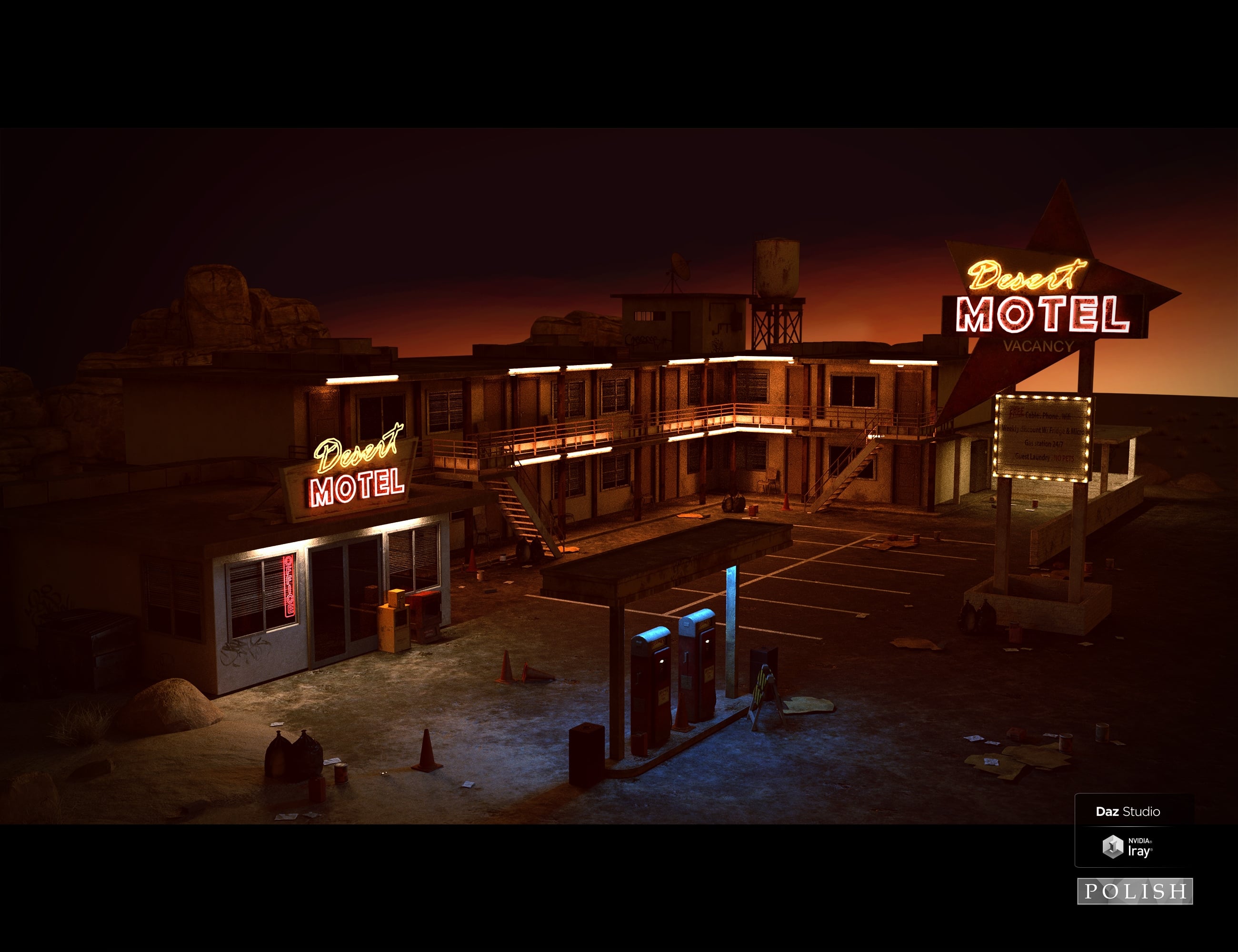 Desert Motel | Daz 3D