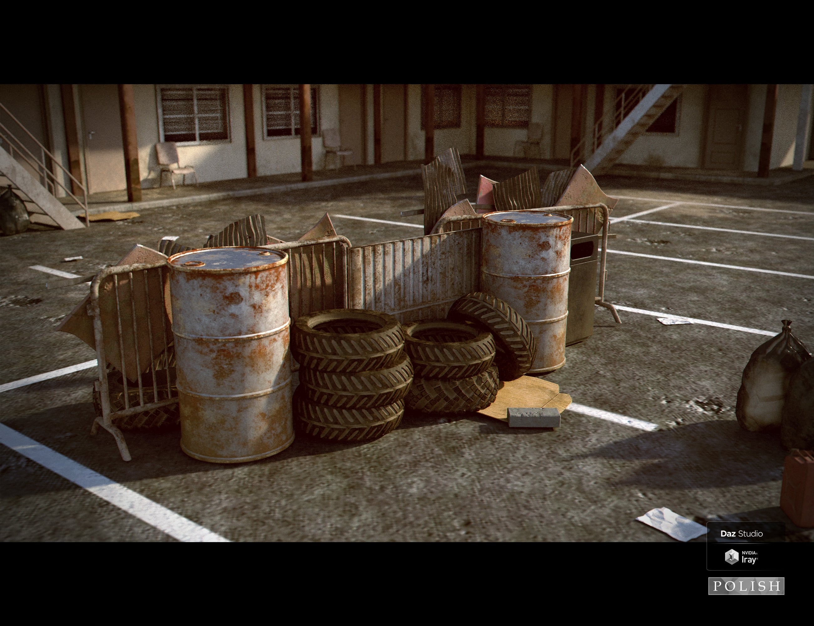 Desert Motel Bundle | Daz 3D