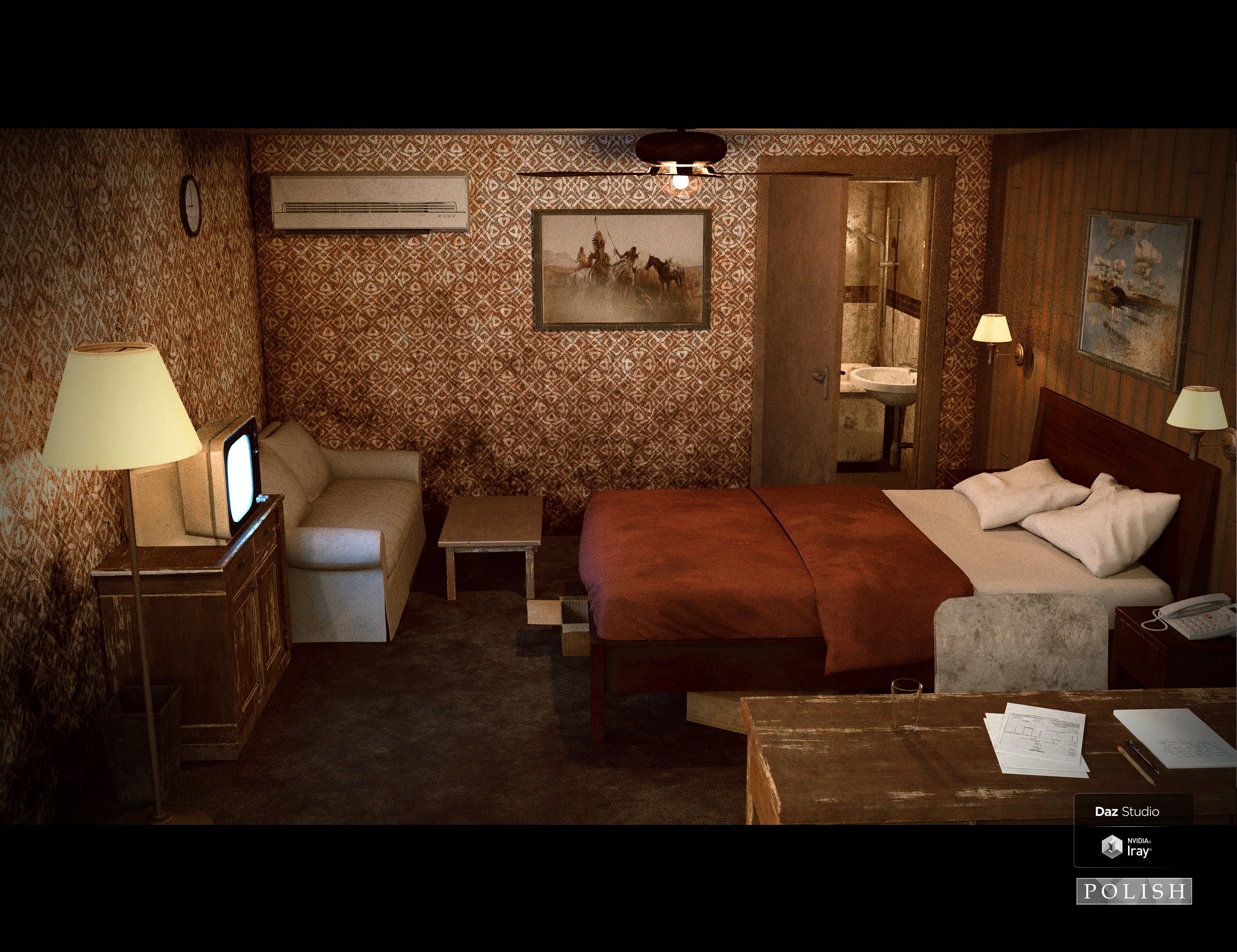 Desert Motel Bundle | Daz 3D