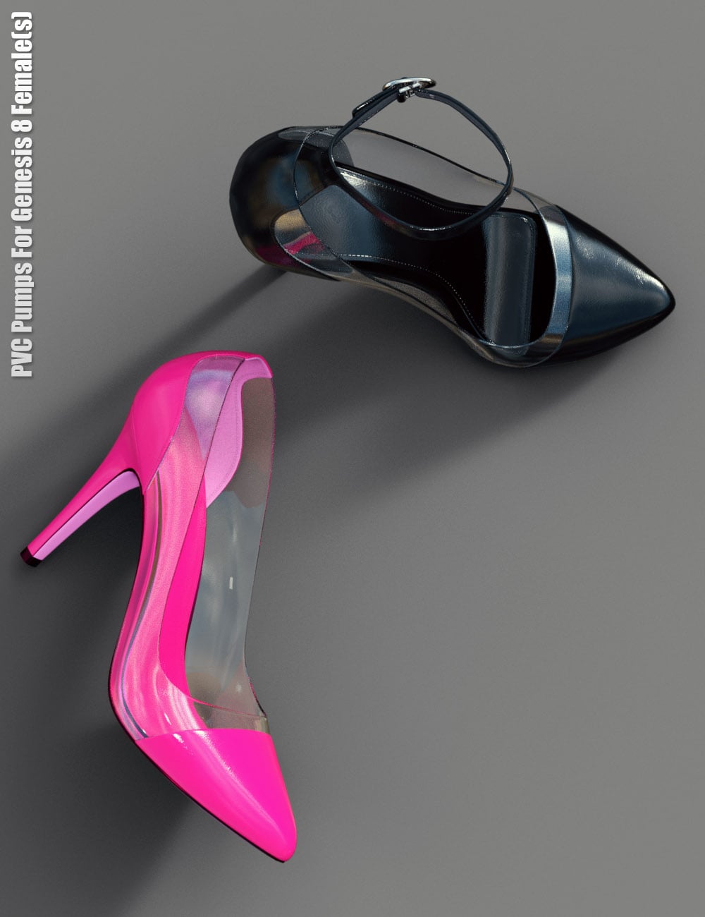 PVC Pumps for Genesis 8 Female(s) | Daz 3D