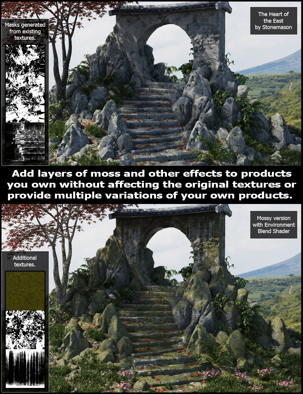 Environment Blend Shader Daz 3d
