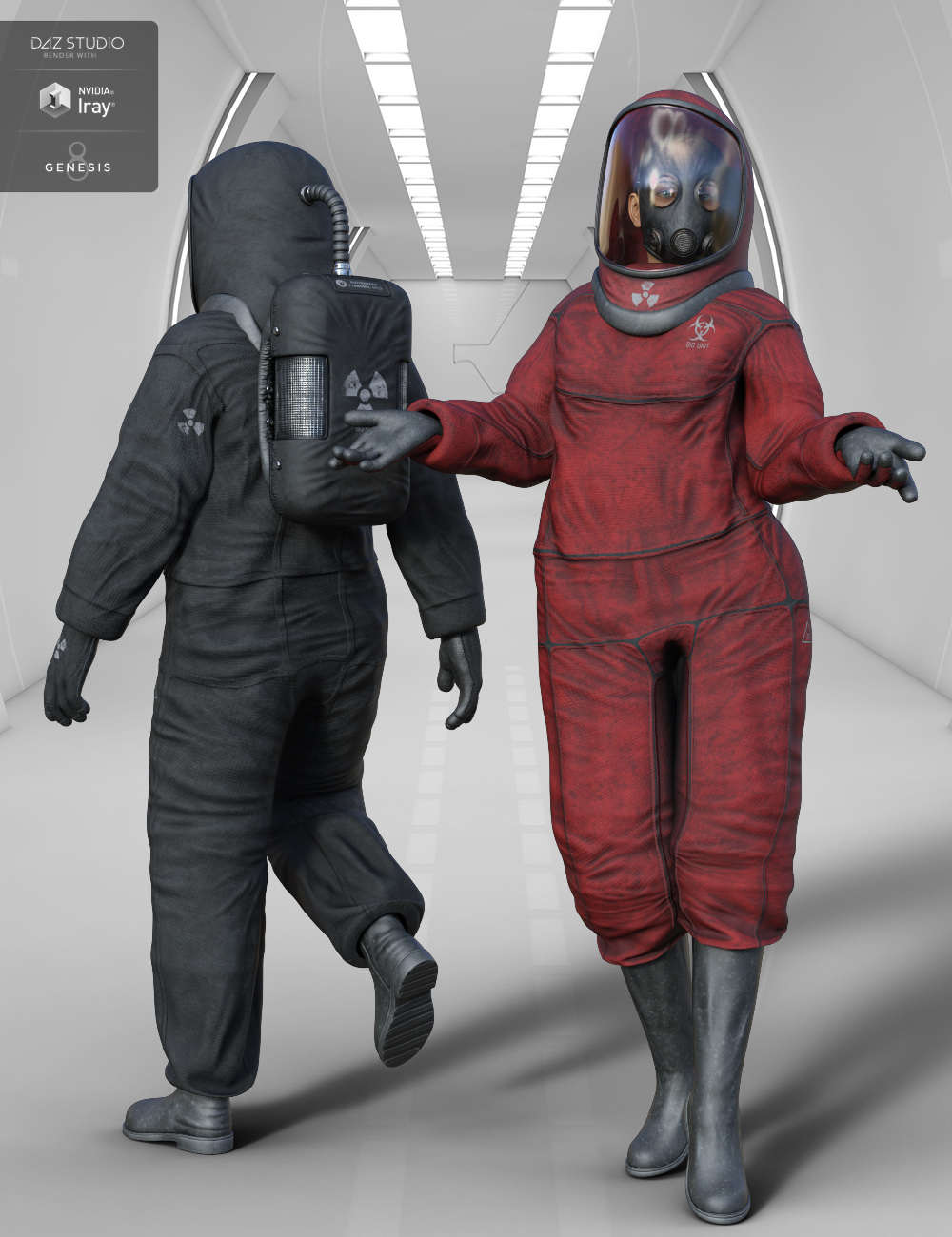 BioHazard Suit for Genesis 8 Expansion Pack | Daz 3D