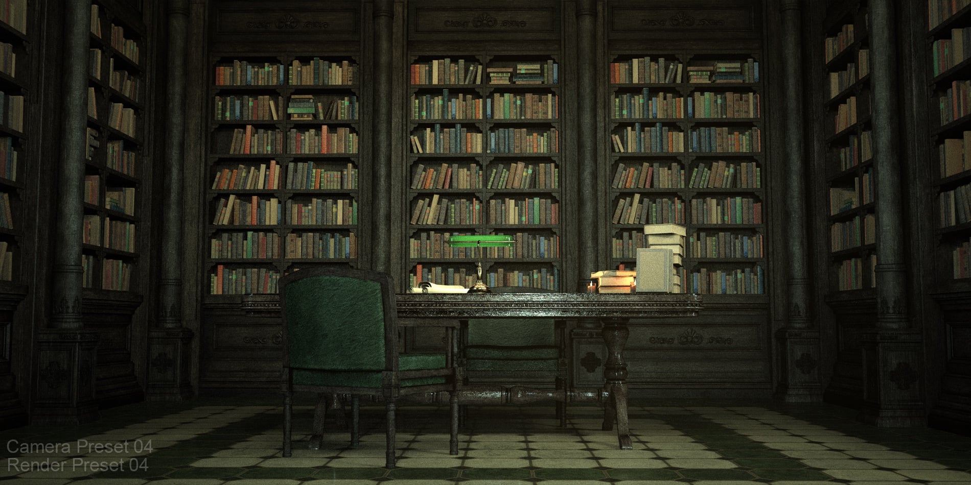 The Gothic Library | Daz 3D
