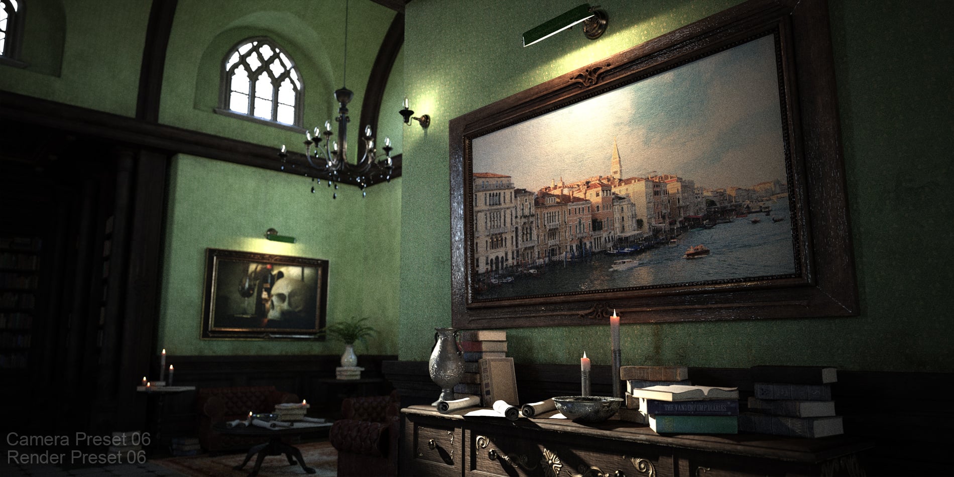 The Gothic Library | Daz 3D
