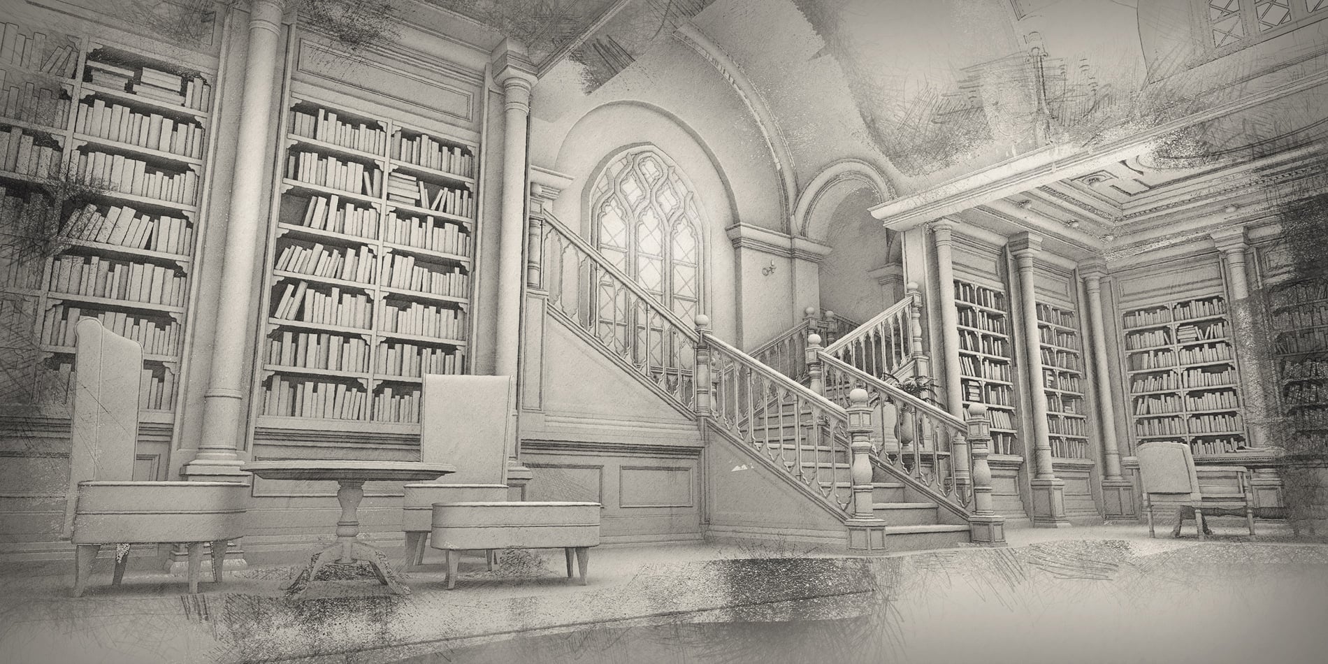 The Gothic Library | Daz 3D