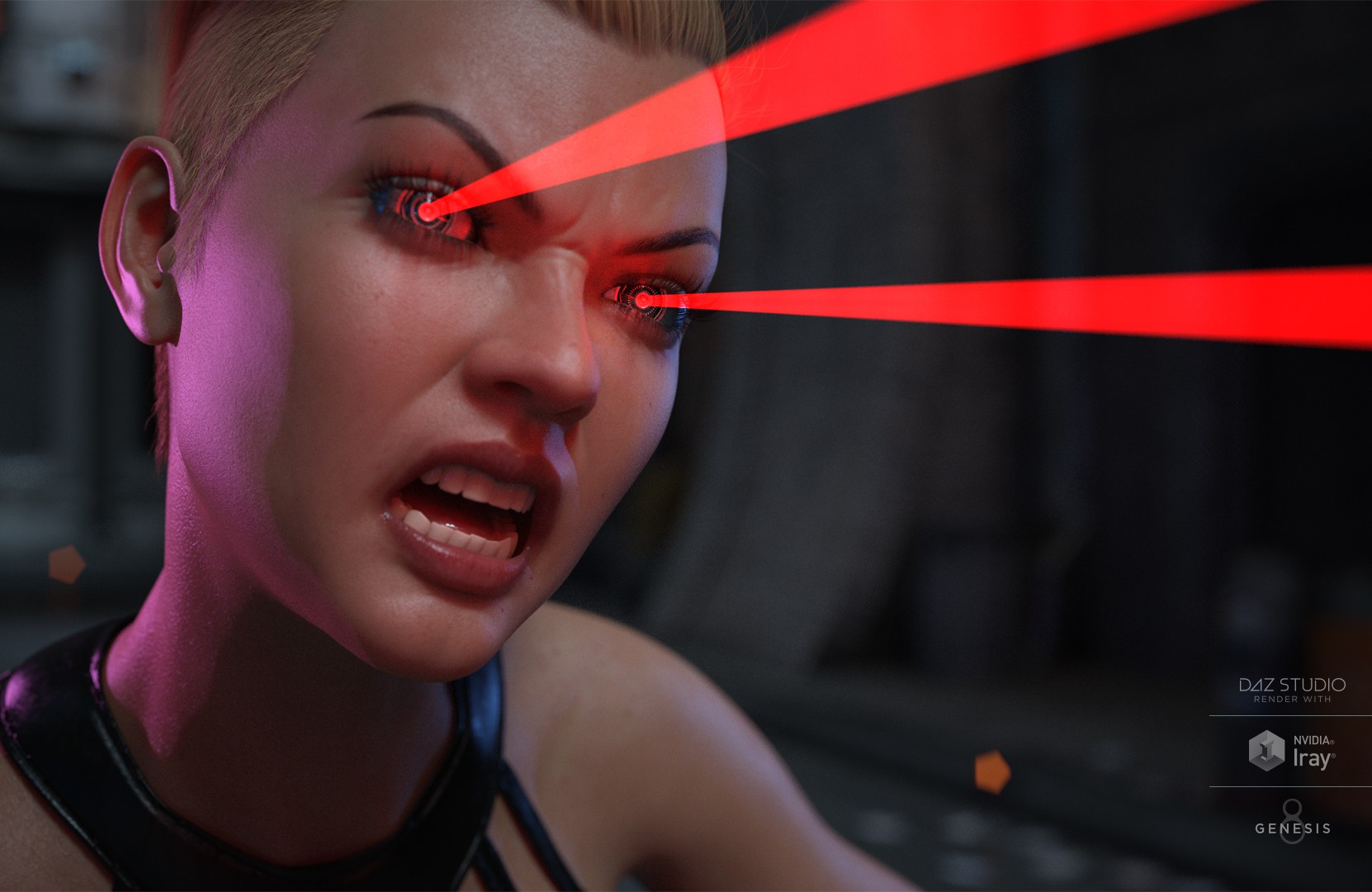 Cybernetic Eyes and Drones | Daz 3D