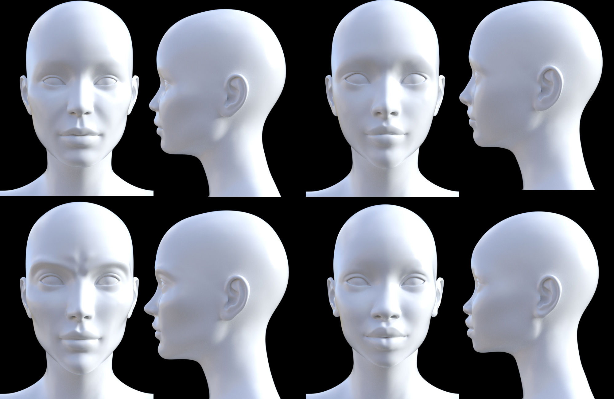 AA Head and Body Shapes for Genesis 8 Female | Daz 3D