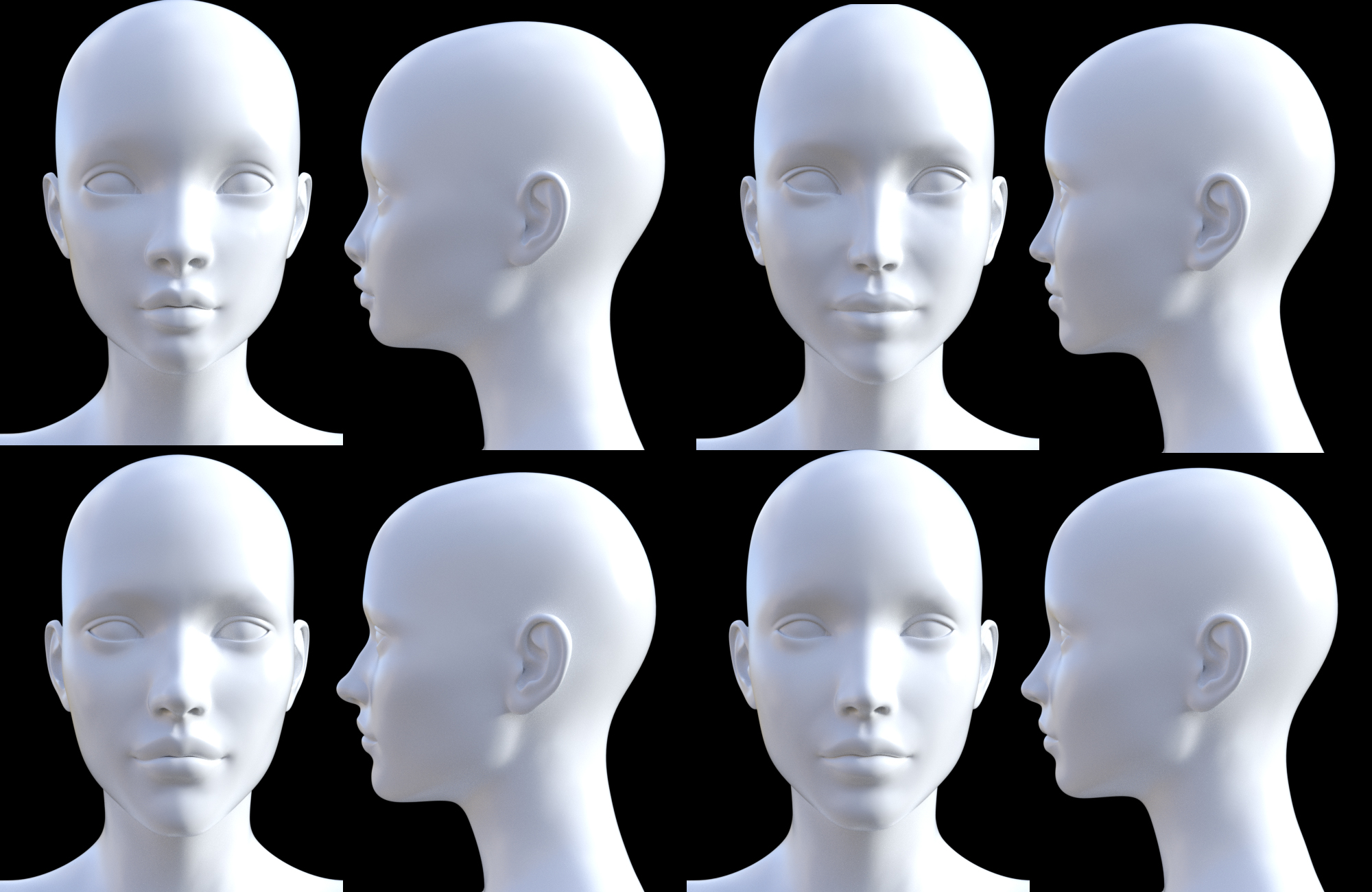 AA Head and Body Shapes for Genesis 8 Female | Daz 3D