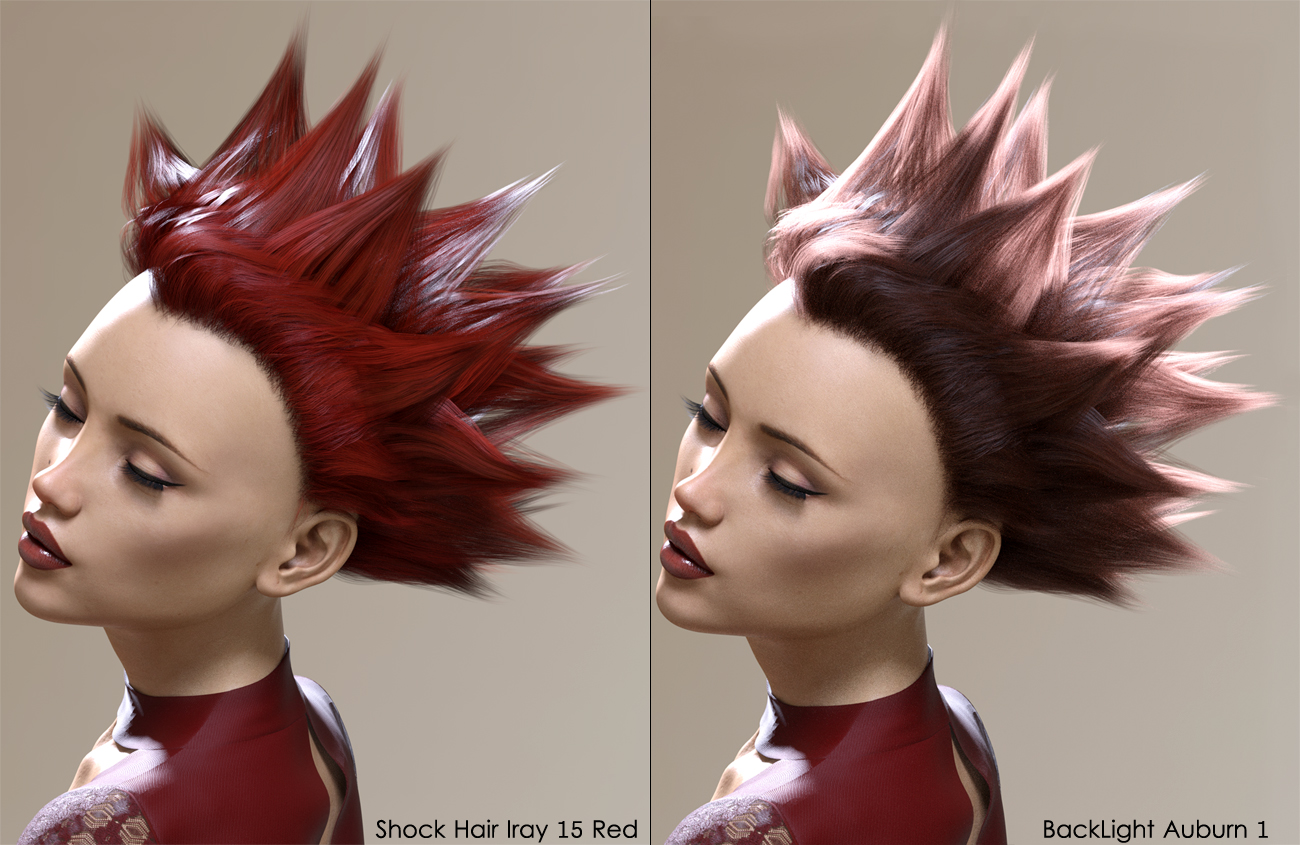 Backlight - Hair Shaders for Iray | Daz 3D