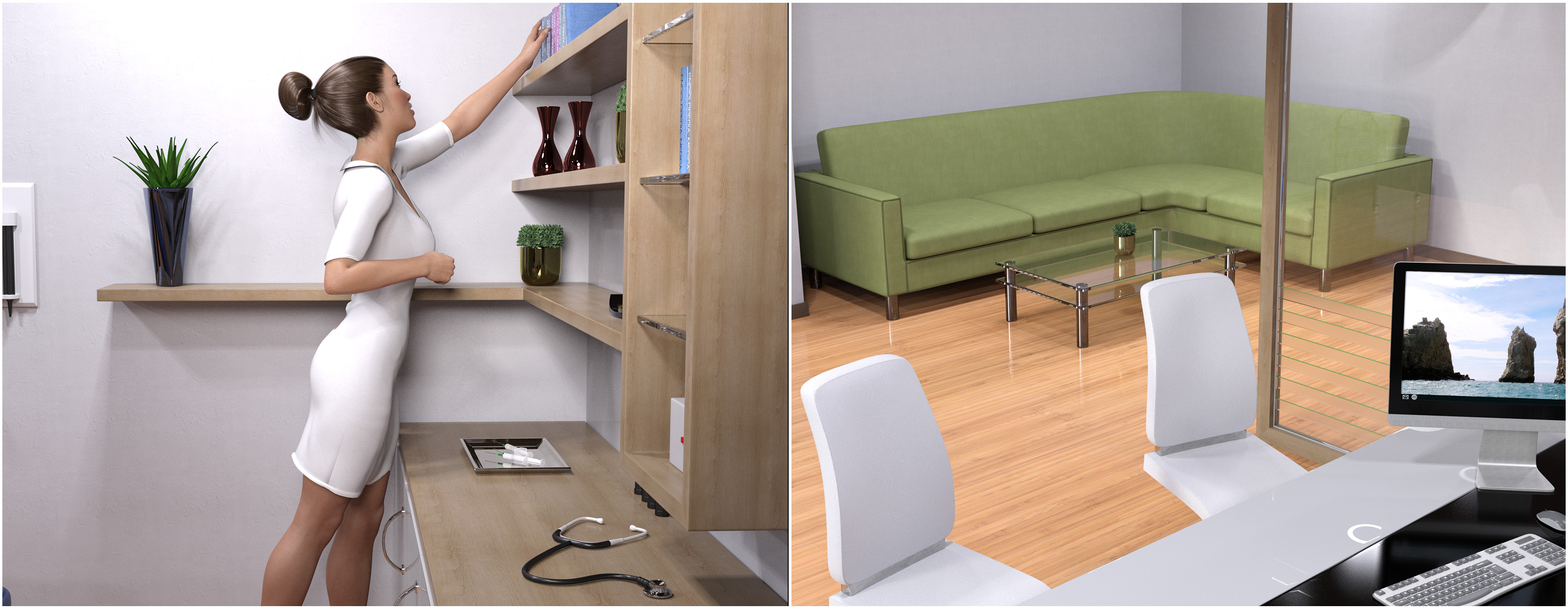 Z Doctor's Room Environment | Daz 3D