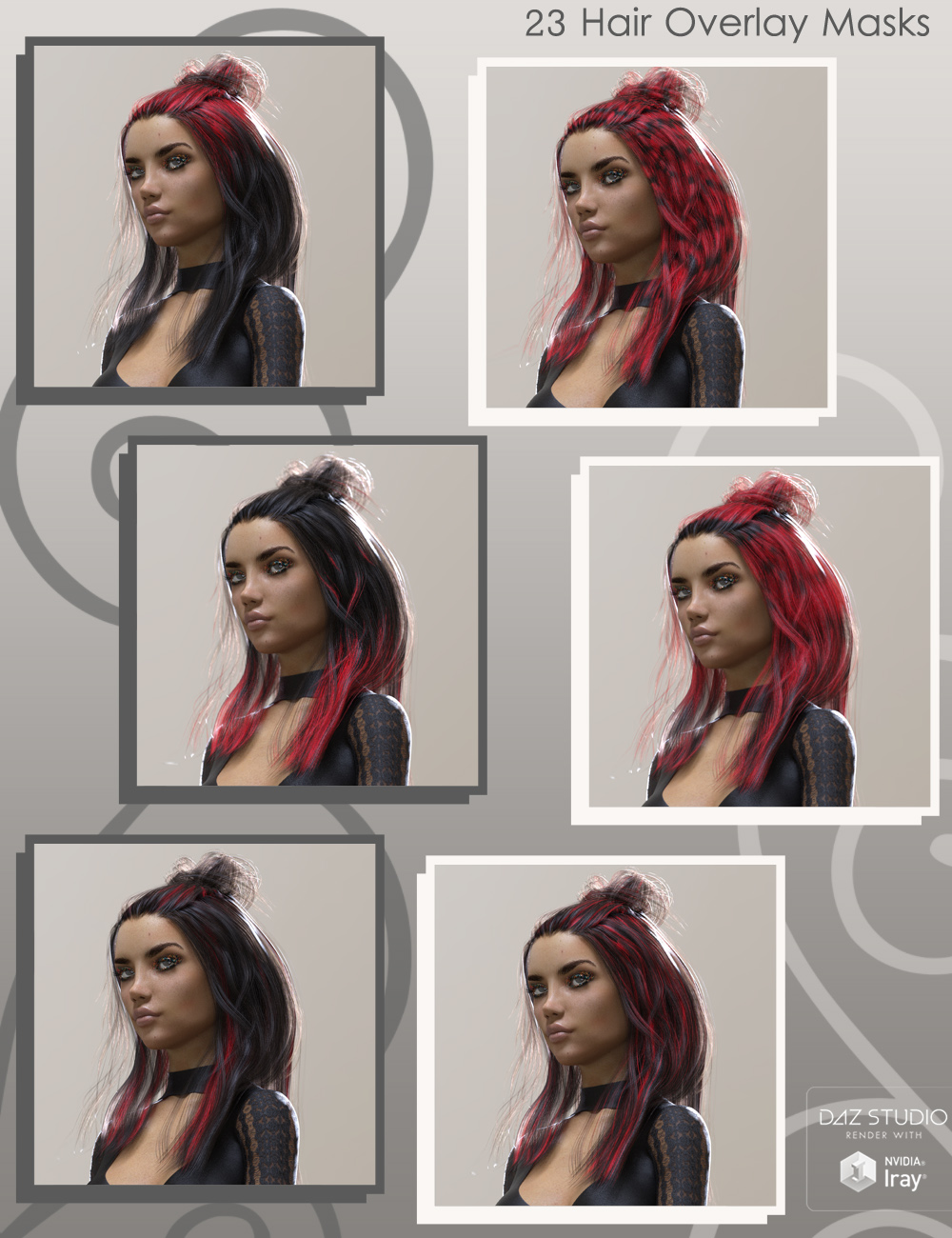 Alchemy for Backlight Hair Shaders for Iray | Daz 3D