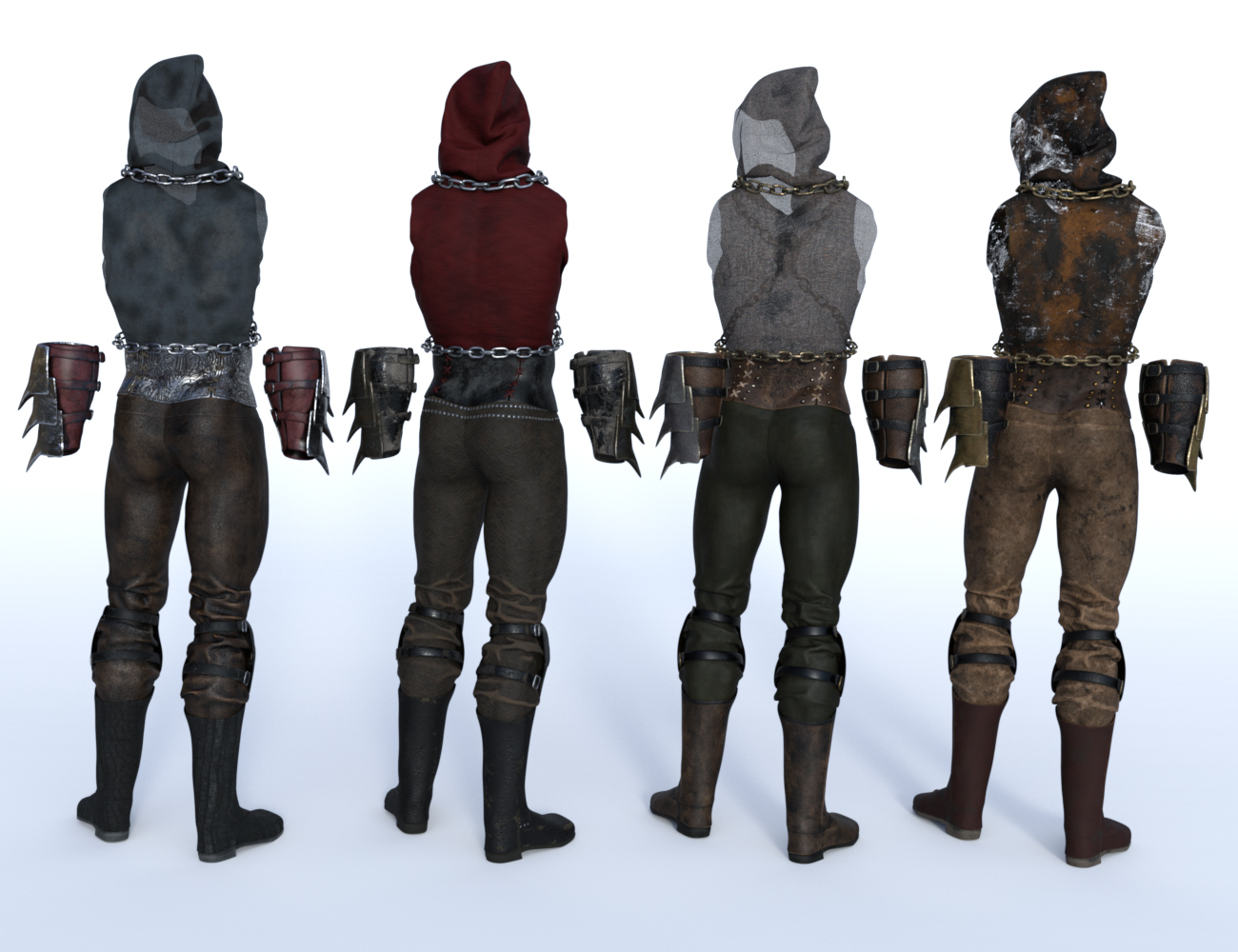 Death Shadow Outfit Textures | Daz 3D